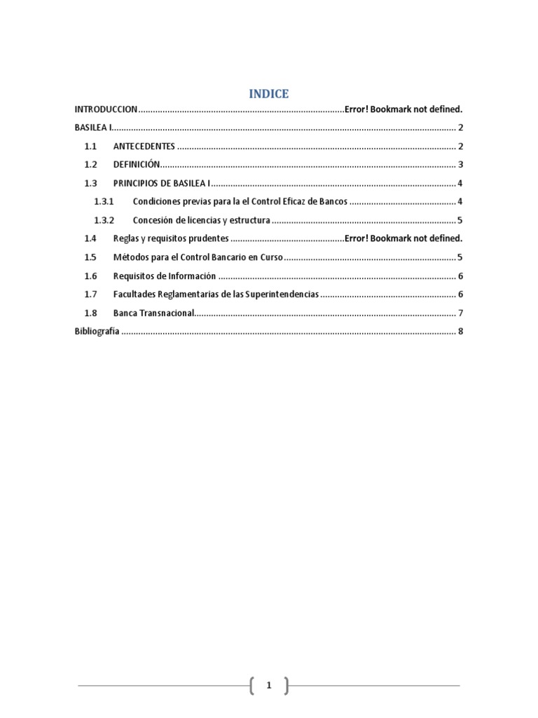 Basilea 1 | PDF | Bancario | Servicios financieros
