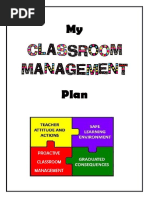 Classroom Management Plan | PDF | Classroom Management | Teachers
