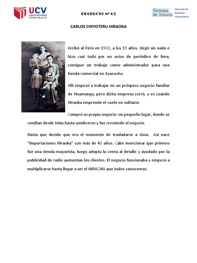 Tarea Tutoria 3 | PDF | Refresco | Imperio Inca