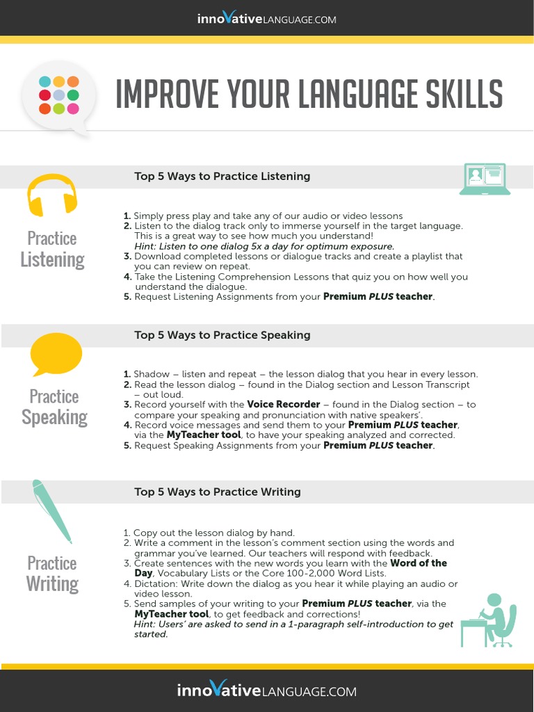 Improve Your Language Skills PDF | PDF | Vocabulary | Dialogue
