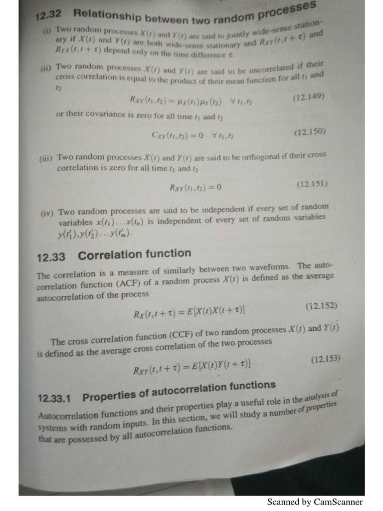 Random Process | PDF