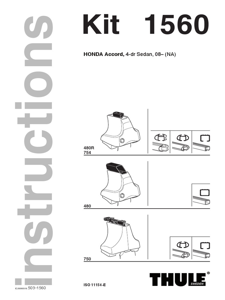 Thule KIT1560 | PDF
