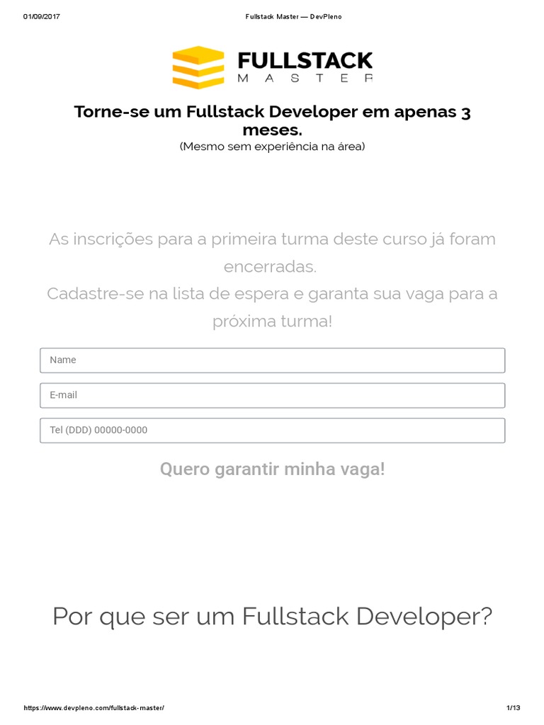 Fullstack Master - DevPleno | PDF | Script Java | Rede mundial de computadores