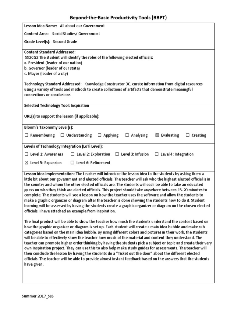 BBPT Lesson | PDF | Teachers | Behavior Modification