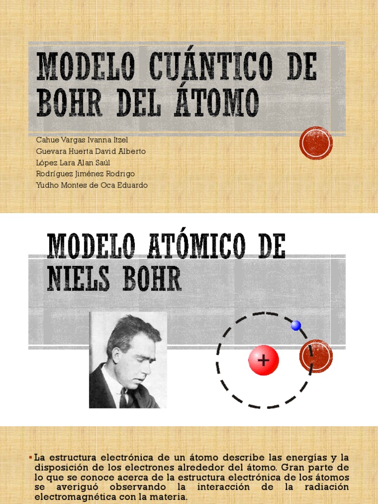 Modelo Atómico de Bohr: Características y Postulados | PDF | Orbital ...