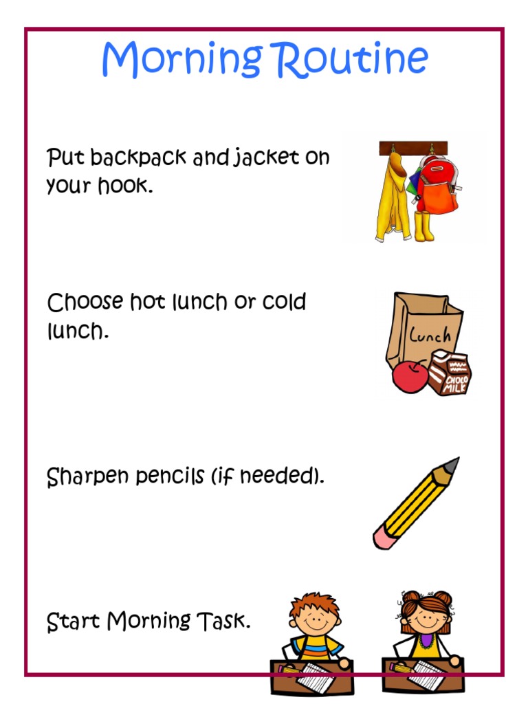 Morning Routine | PDF