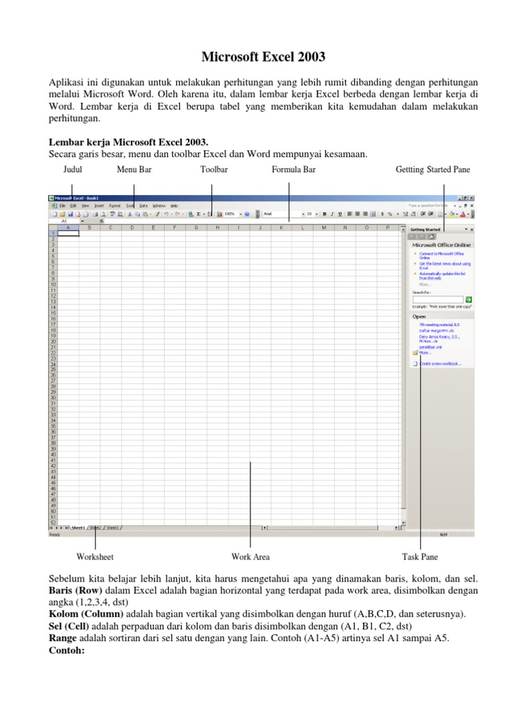 Fungsi Excel 2003 | PDF