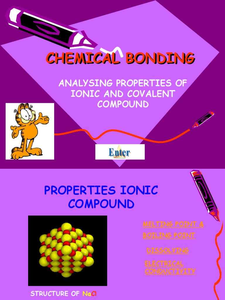 Ionic vs Covalent Compound Properties | PDF | Ionic Bonding | Chemical ...