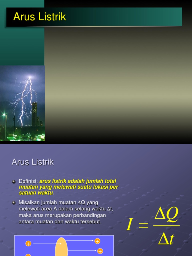 Arus dan Hambatan Listrik | PDF