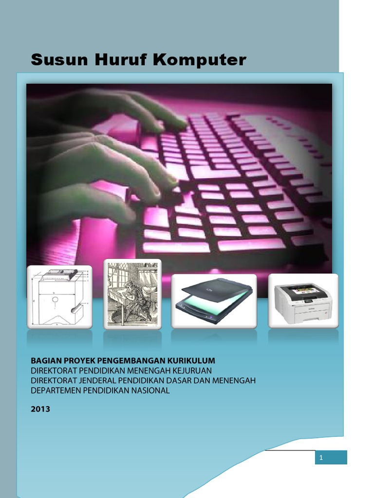 Bahan Ajar Pengetikan Sistem 10 Jari | PDF