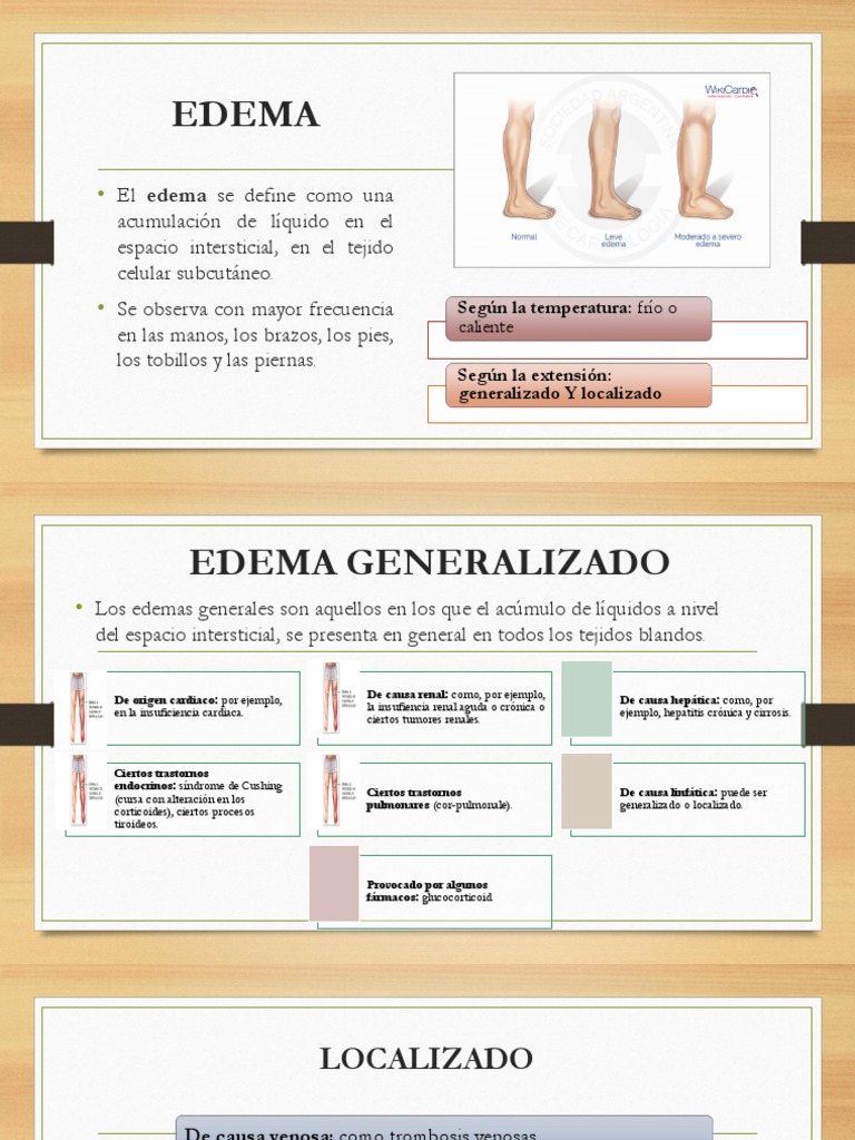 EDEMA.pptx | Edema | Parto | Prueba gratuita de 30 días | Scribd
