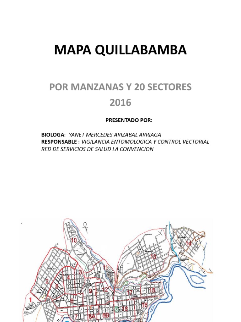 Mapa Quillabamba - 2016 RSSLC | PDF