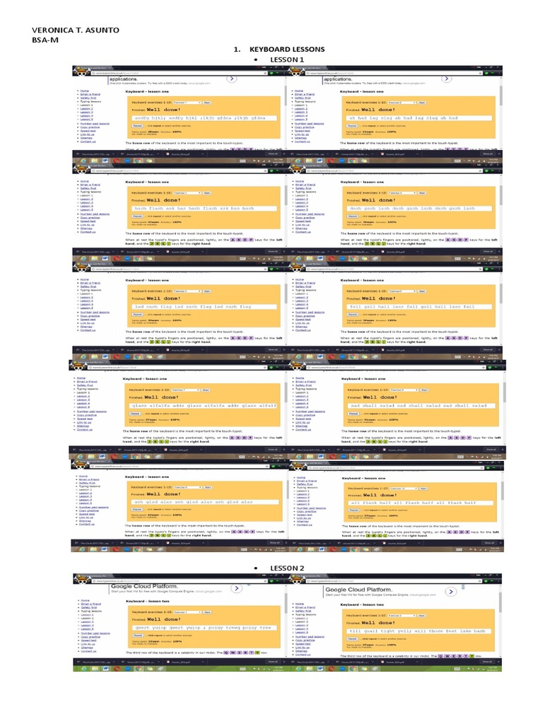 Typing Post Test | PDF