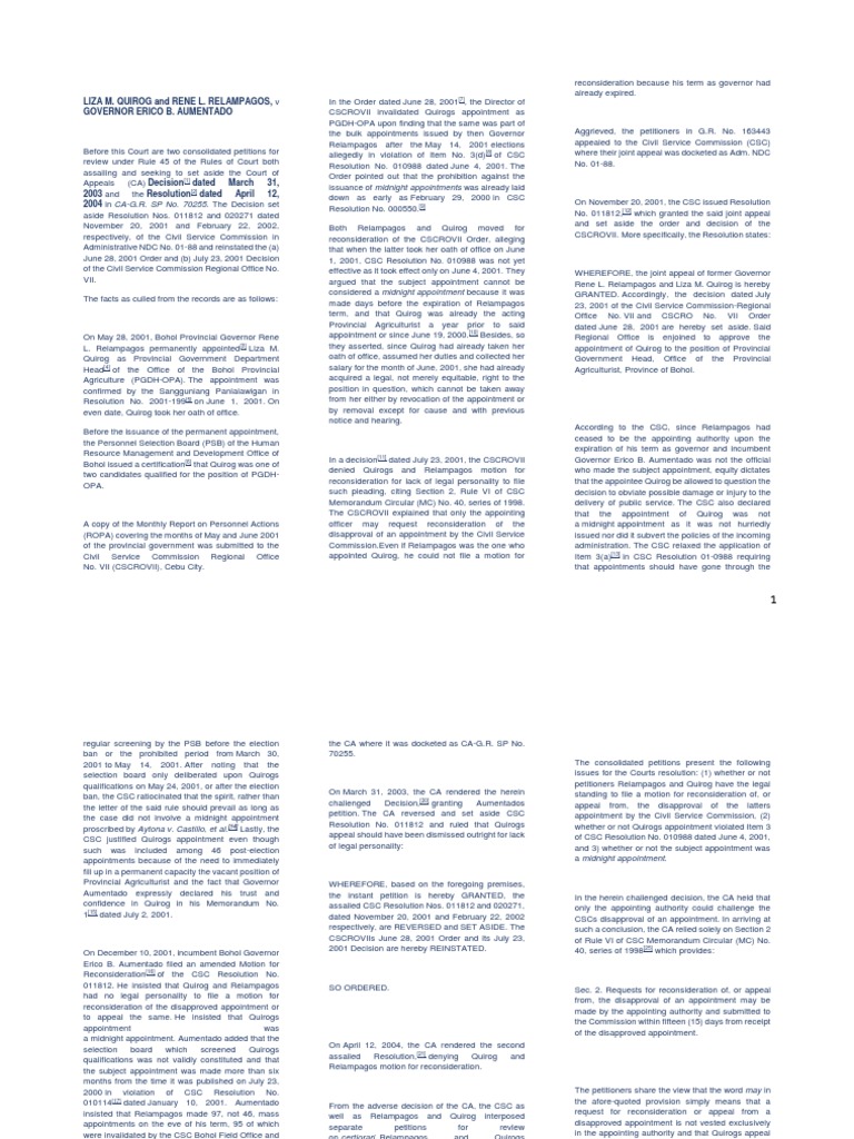 Liza M. Quirog and Rene L. Relampagos, V Governor Erico B. Aumentado ...
