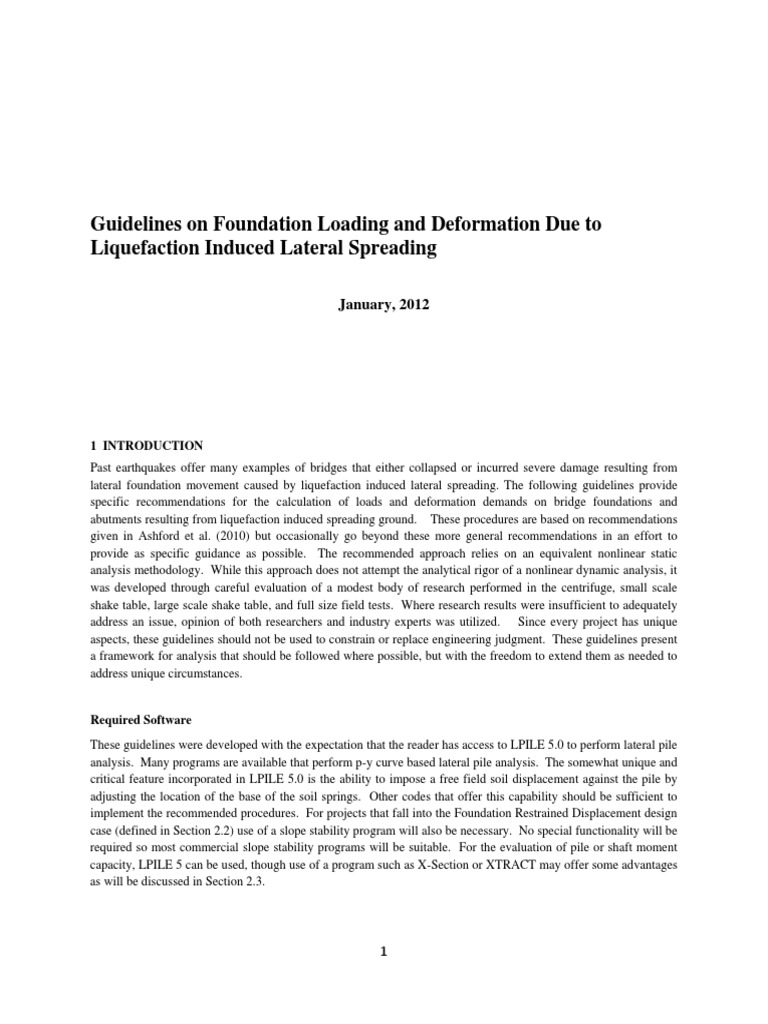 Guidelines for Bridge Foundation Analysis | PDF | Deep Foundation ...