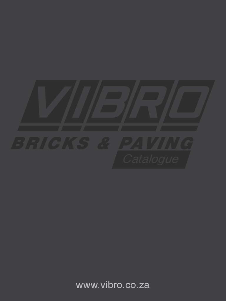 Vibro e Brochure | PDF | Brick | Strength Of Materials