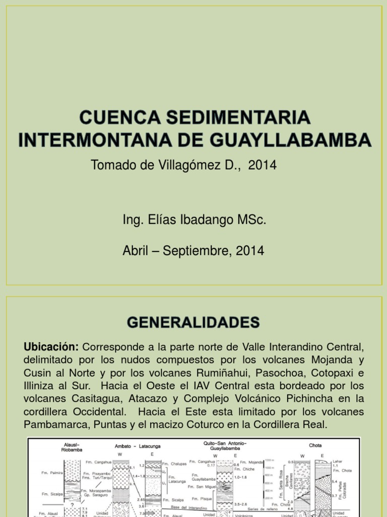 Cuenca Guayllabamba-Fin5 | PDF | Andes | Volcán