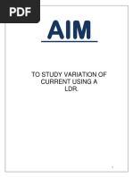 LDR Datasheet | PDF | Electrical Resistance And Conductance | Lighting