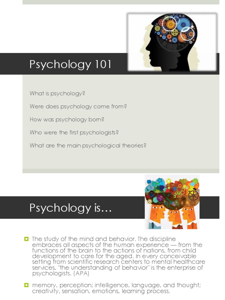 Psychology 101 | PDF | Id | Behaviorism