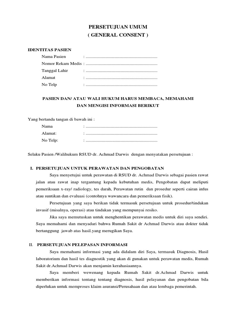 General Konsen | PDF