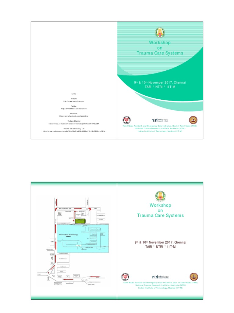 TAEI NTRI Workshop | PDF | Emergency Medical Services | Doctor Of Medicine