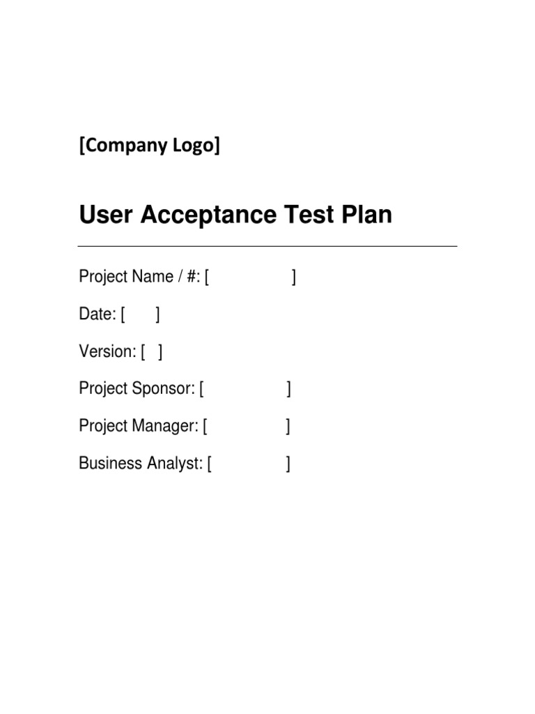 User Acceptance Test Plan | PDF | Systems Engineering | Computing