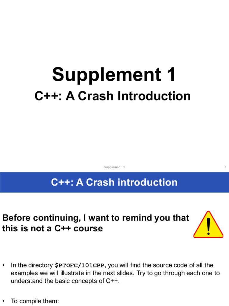 Supplement 1 | PDF | Array Data Structure | Pointer (Computer Programming)
