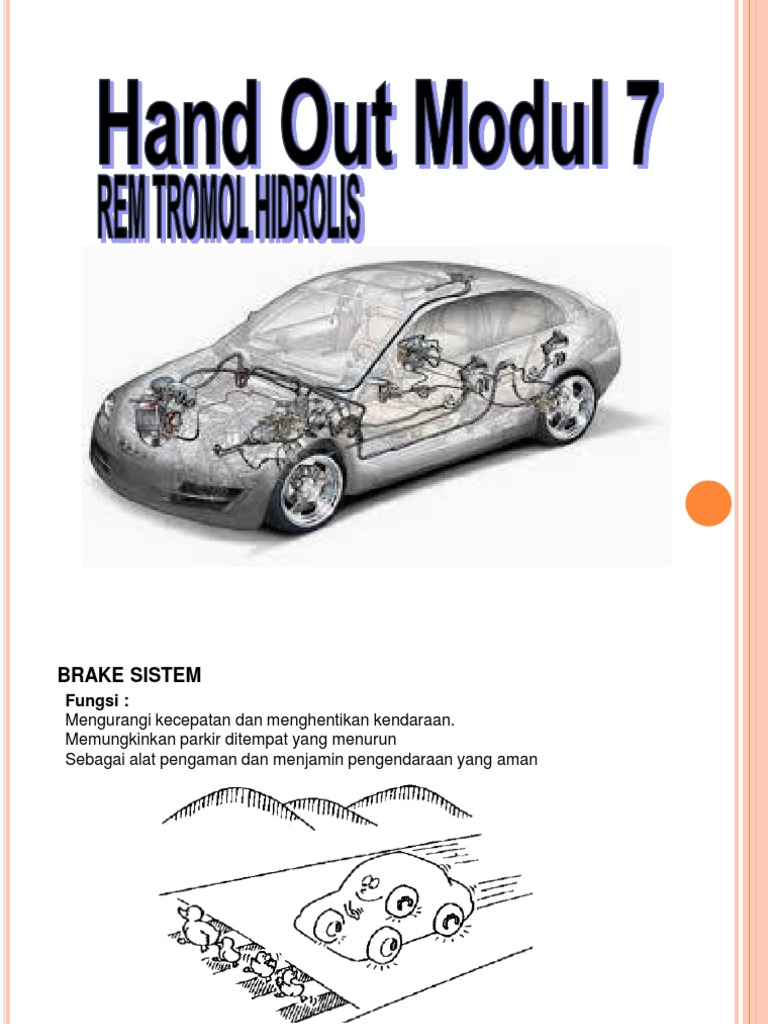 Modul 7 Sistem Rem Tromol | PDF