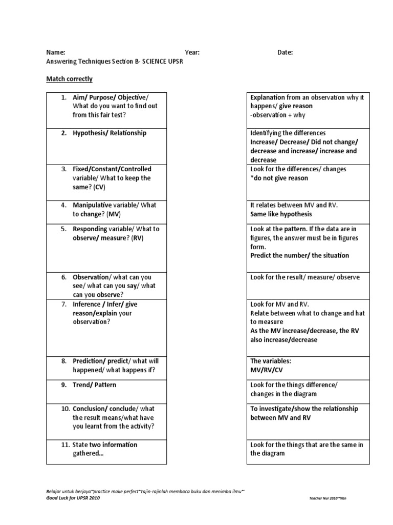 Answering Techniques Section B | PDF | Reason | Cognitive Science
