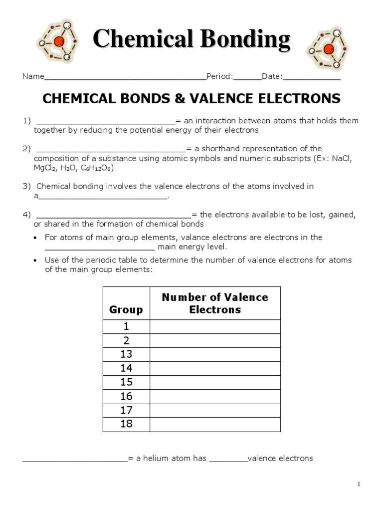 PKT Bonding2 Student Notes | PDF | Ionic Bonding | Chemical Bond