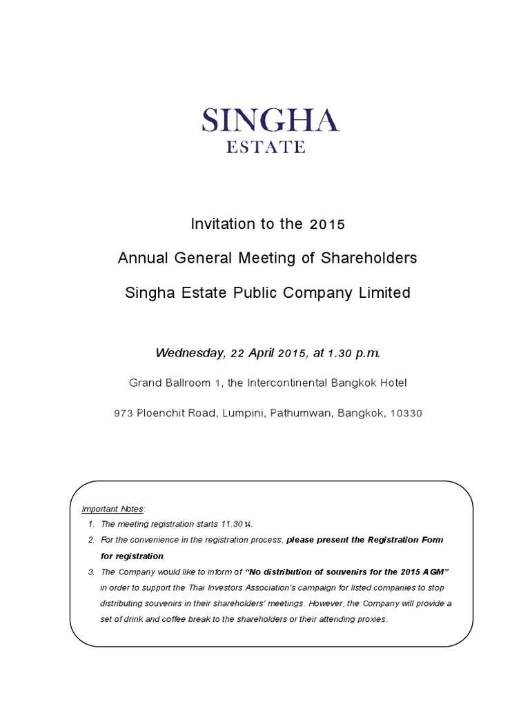 20150331-s-agm-2015-invitation-en-02 | Articles Of Association | Board ...