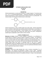 Cetirizine 10 mg Tablets SmPC Summary | PDF | Pharmacology | Dose ...