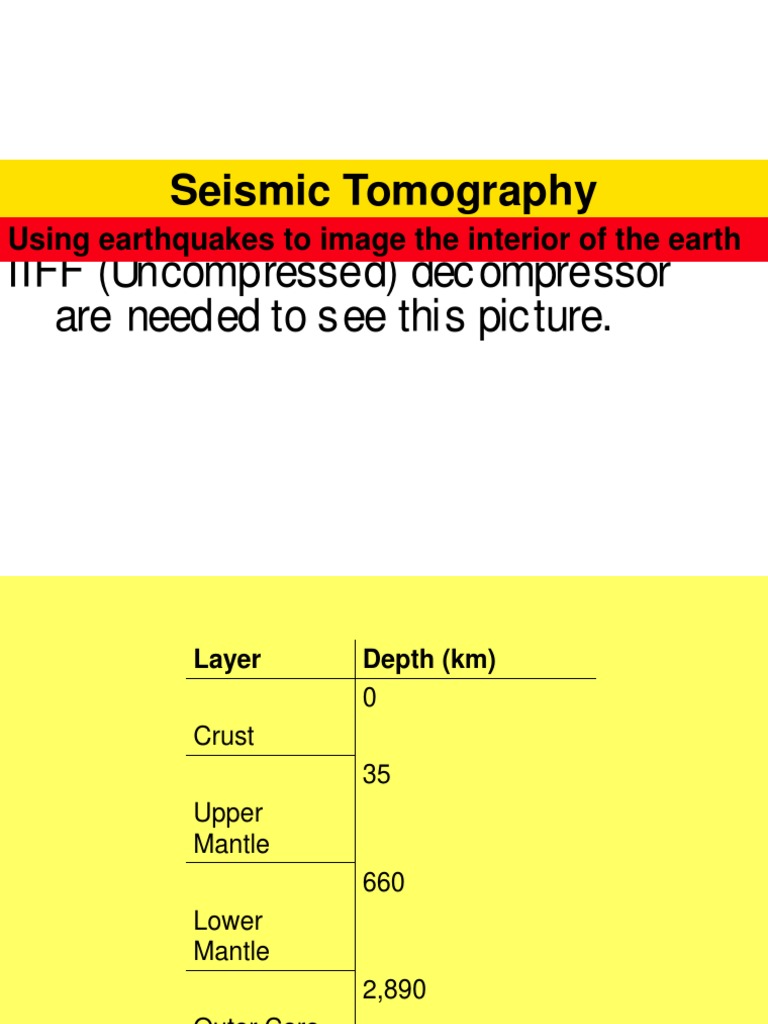 Seismic Tomography11 | PDF | Geophysics | Geology