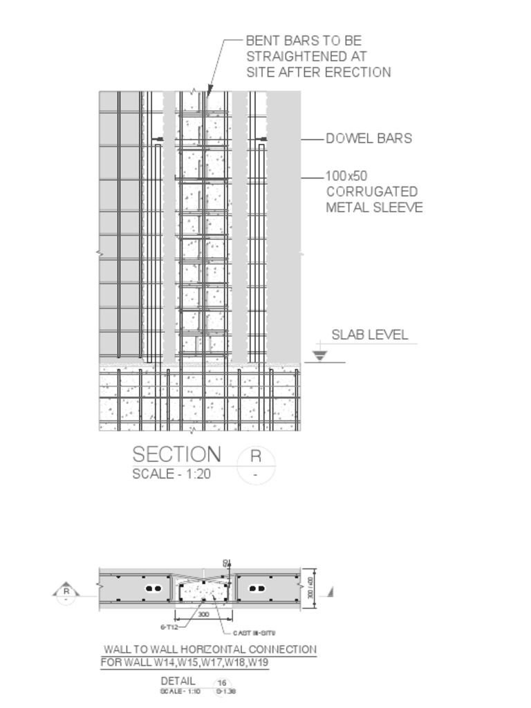 Column Connection Details for Cast In-Situ | PDF