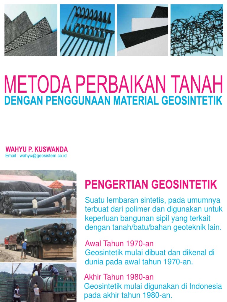Aplikasi Geosintetik | PDF | Teknologi & Rekayasa