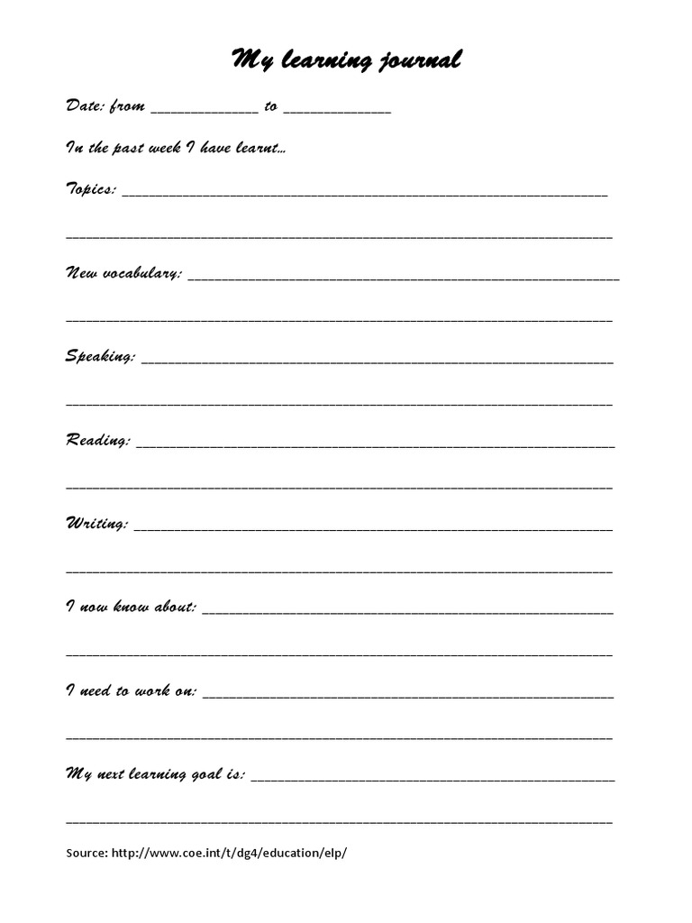 65 My Learning Journal | PDF | Career & Growth | Science & Mathematics