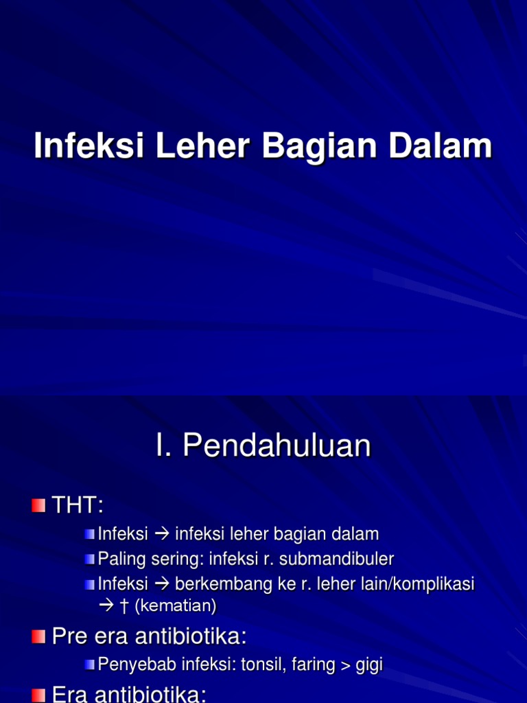 Infeksi Leher Dalam Peritonsil | PDF