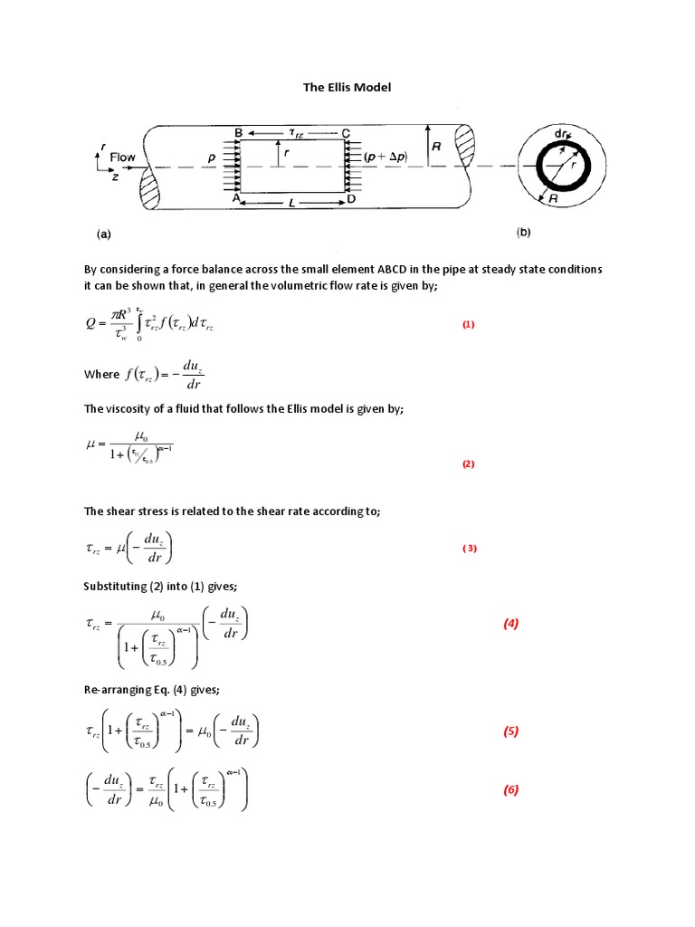 The Ellis Model | PDF | Shear Stress | Materials Science