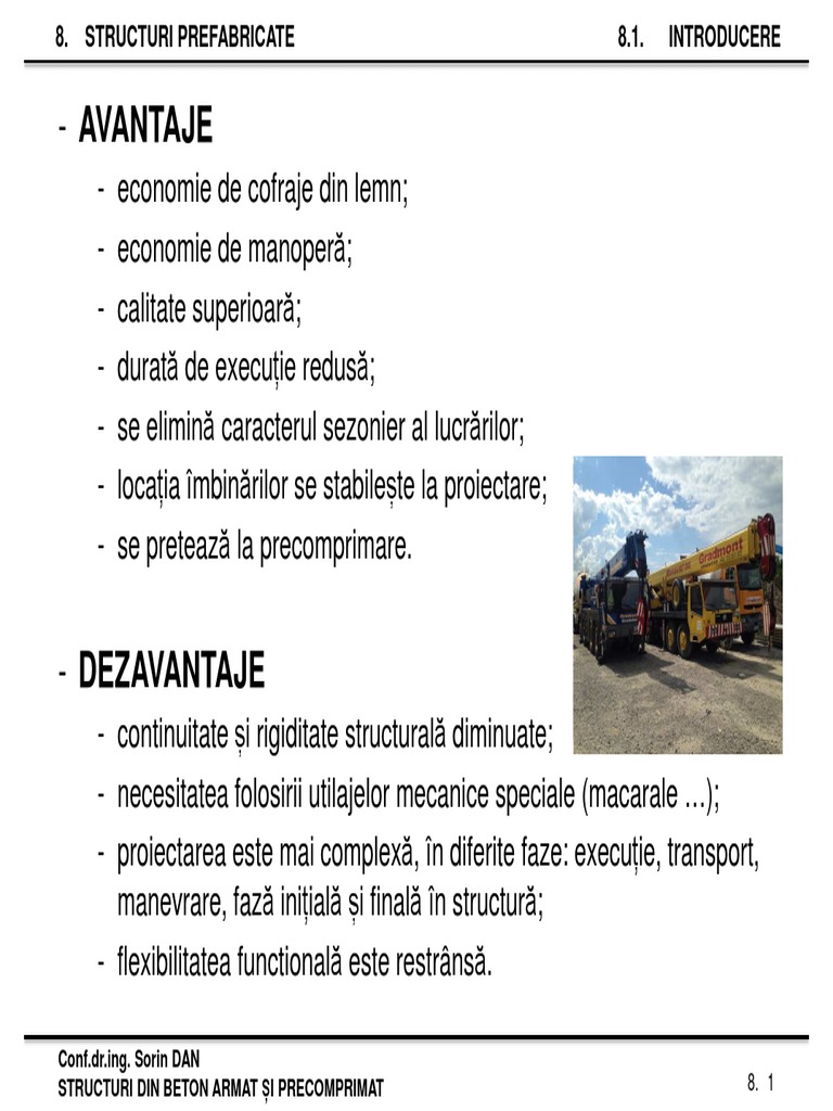 8 Structuri Prefabricate | PDF