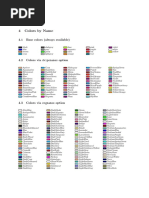 Promarker Colour Chart Template PDF | PDF | Blue | Color