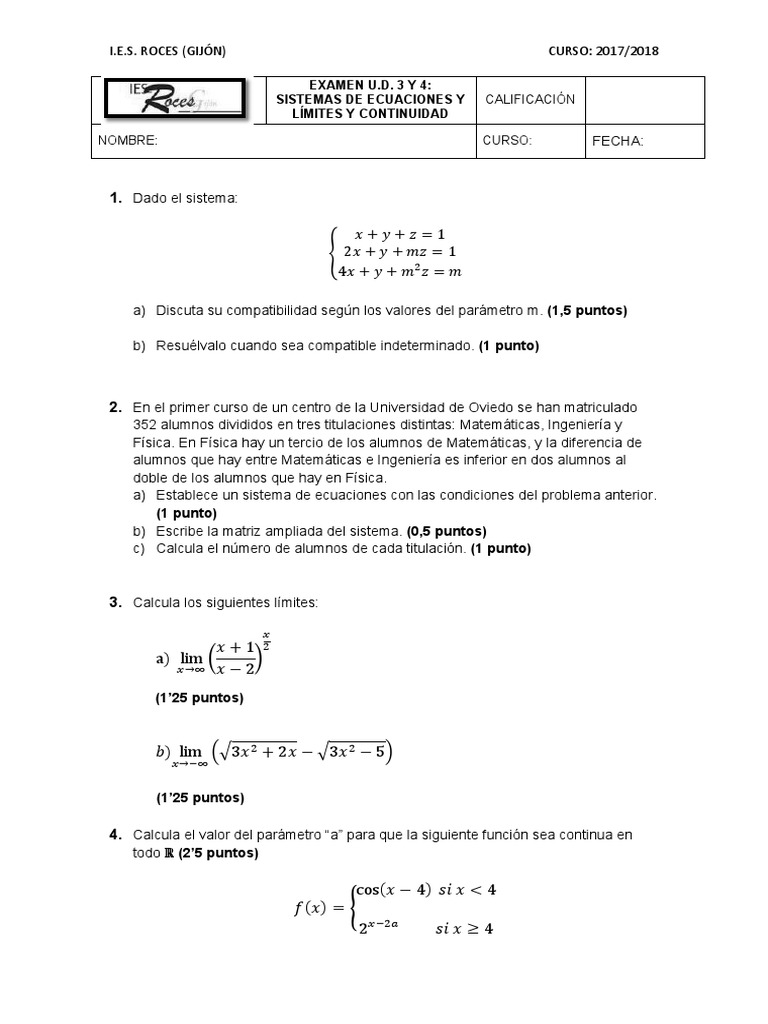 EXAMEN UD3 UD4 Resuelto PDF | PDF
