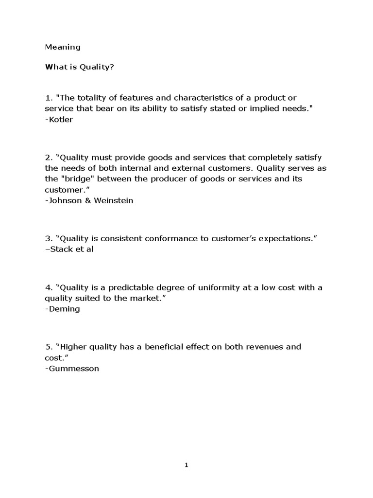 Managing Service Quality | PDF | Quality (Business) | Economies