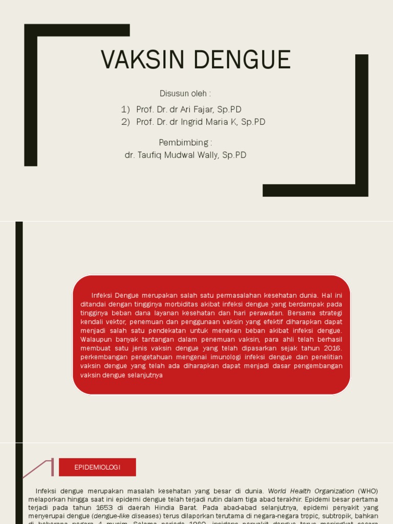 Vaksin Dengue | PDF | Pengembangan Diri | Kesehatan Holistik