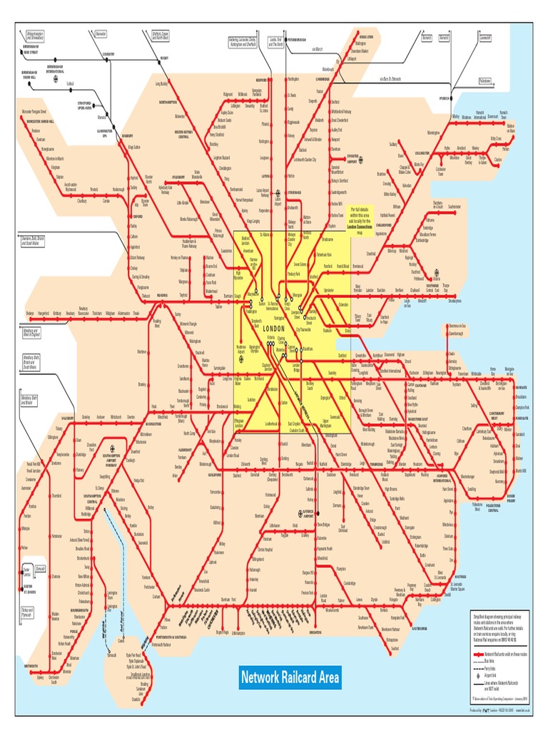 Network Rail Map PDF | PDF