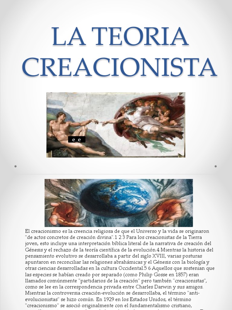Definición de la teoría creacionista: todo lo que necesitas saber ...