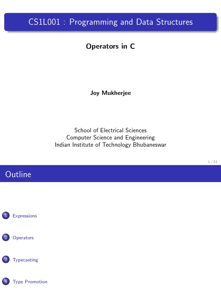 1) Lec3 Operators PDF | PDF | Integer (Computer Science) | Computer Programming