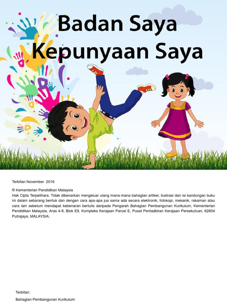 Buku Cerita - Badan Saya Kepunyaan Saya 25 Sept PDF | PDF