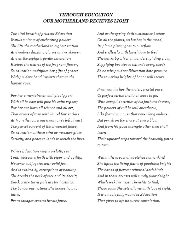 Rizal Poem | PDF | Science | Philosophical Science