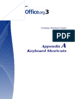 LibreOffice Shortcut Keys | PDF | Spreadsheet | Keyboard Shortcut