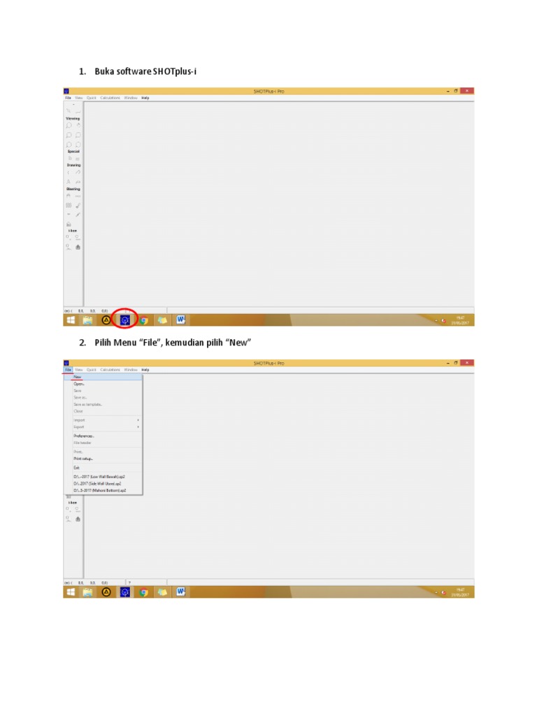 Panduan Penggunaan SHOTplus-i | PDF
